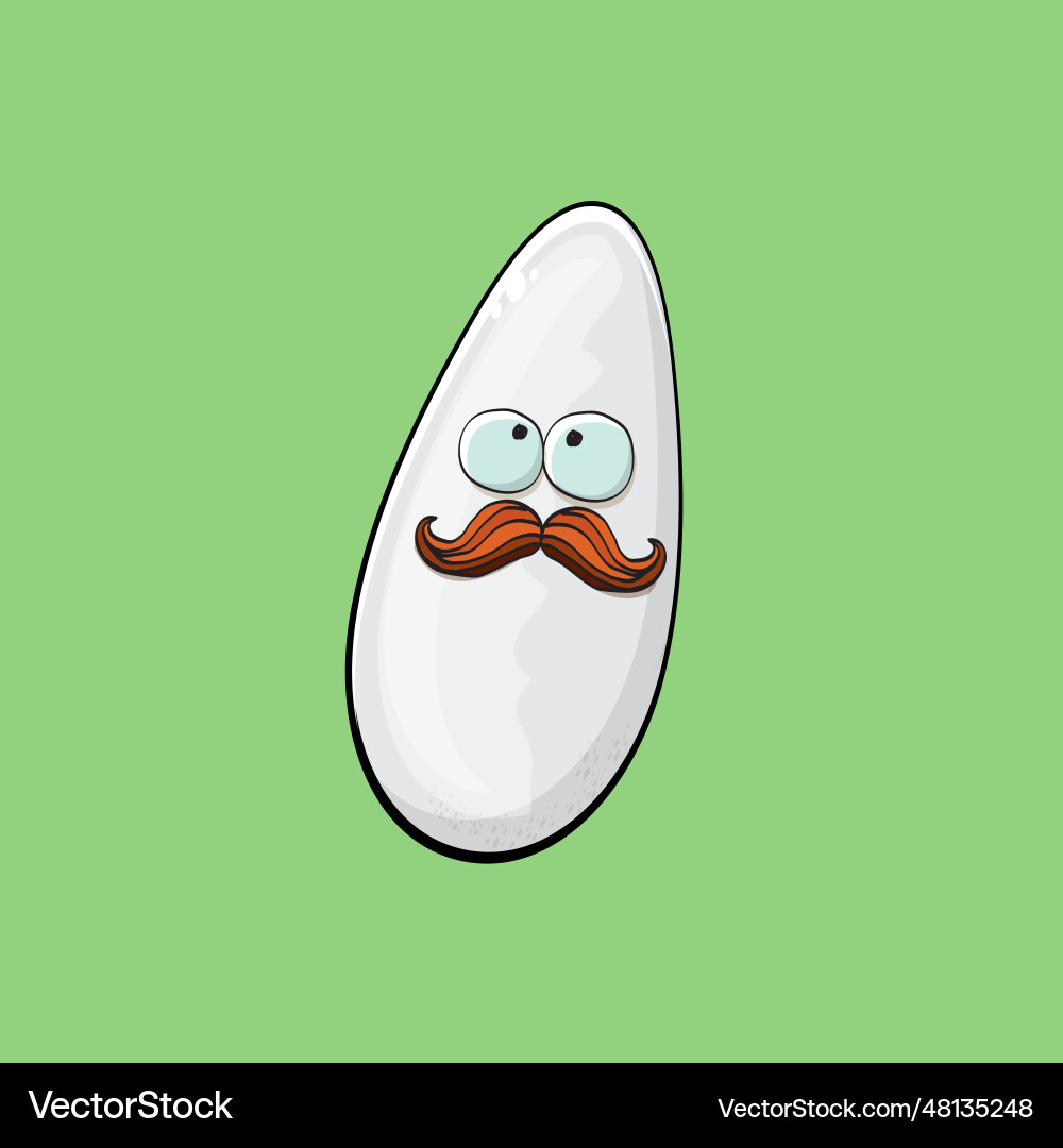 Rice character cartoon rice grain characters Vector Image