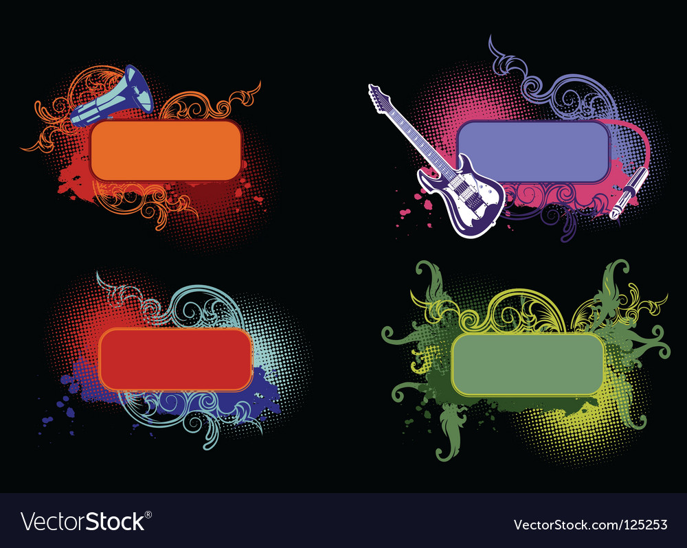 Black background Royalty Free Vector Image - VectorStock