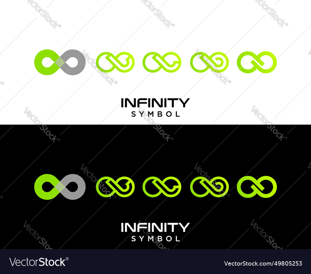 Infinity logo Royalty Free Vector Image - VectorStock