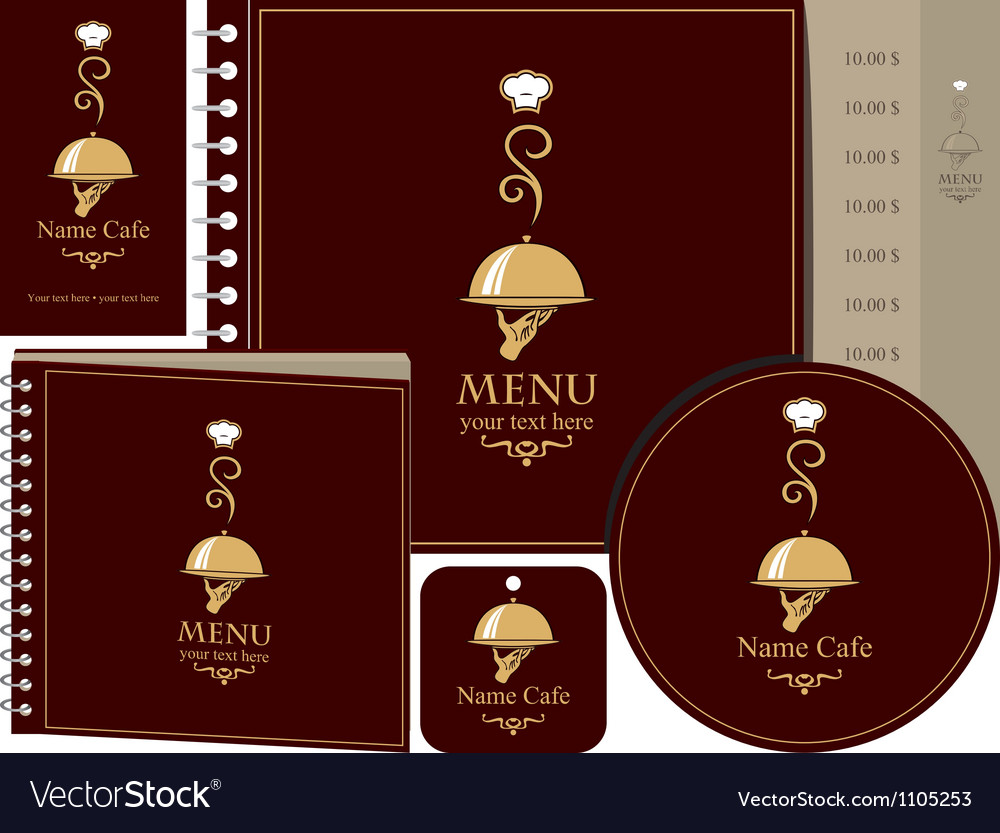 Menu book Royalty Free Vector Image - VectorStock