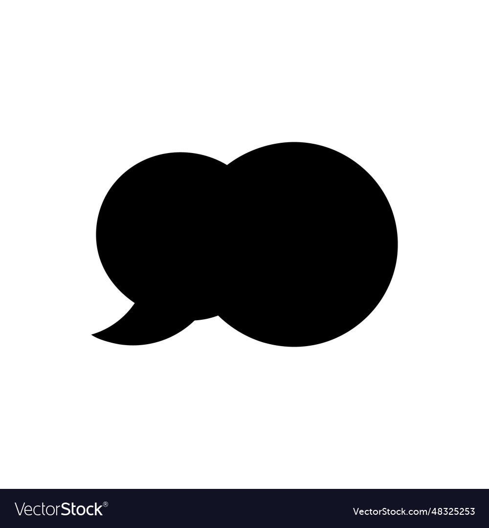 Message bubble icon Royalty Free Vector Image - VectorStock