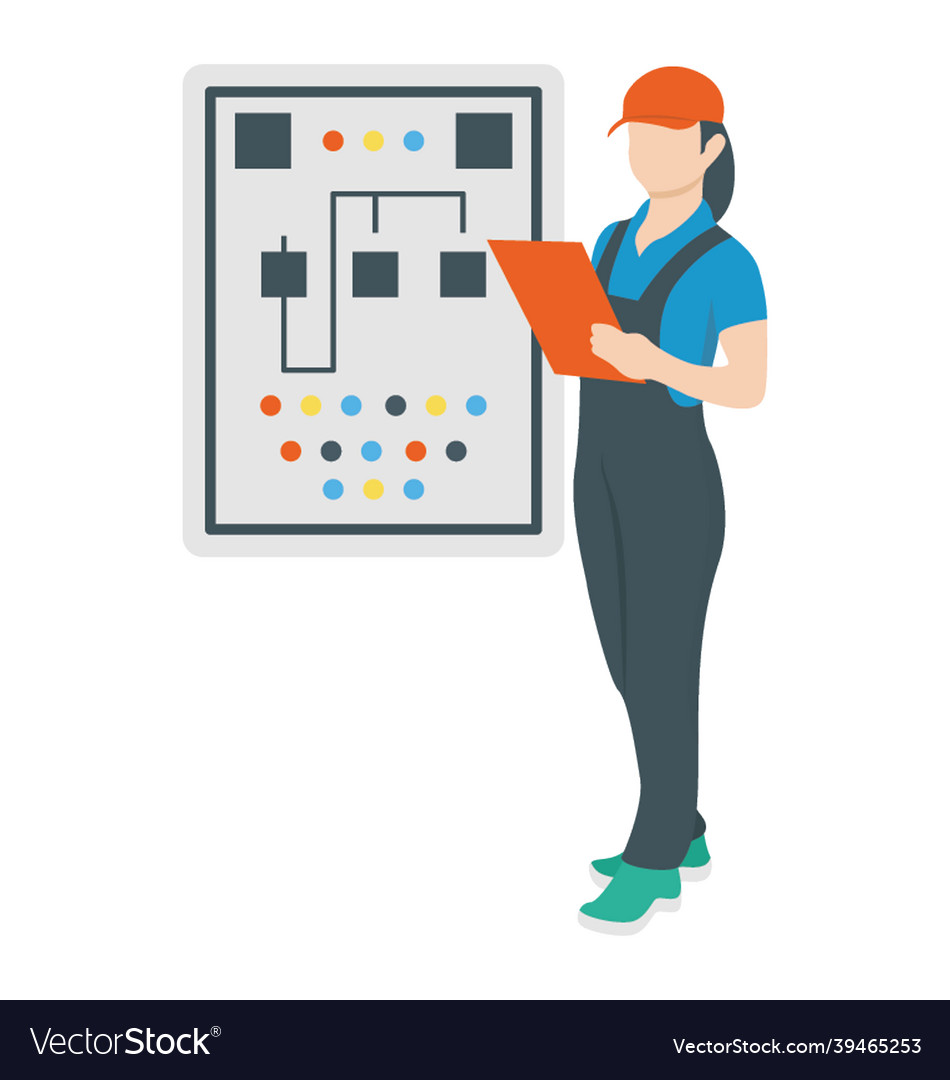 Meter reader Royalty Free Vector Image - VectorStock