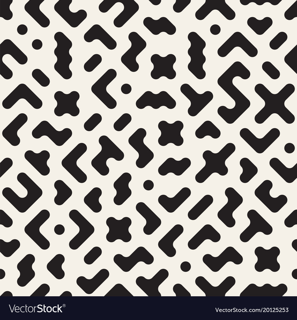Seamless chaotic pattern randomly Royalty Free Vector Image