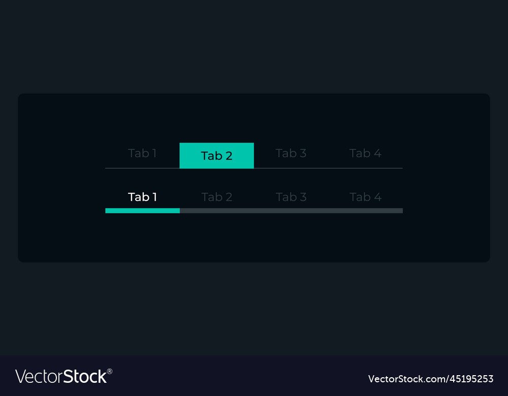 Tab bar menu ui elements kit Royalty Free Vector Image Tab bar menu ui elements kit Royalty Free Vector Image
