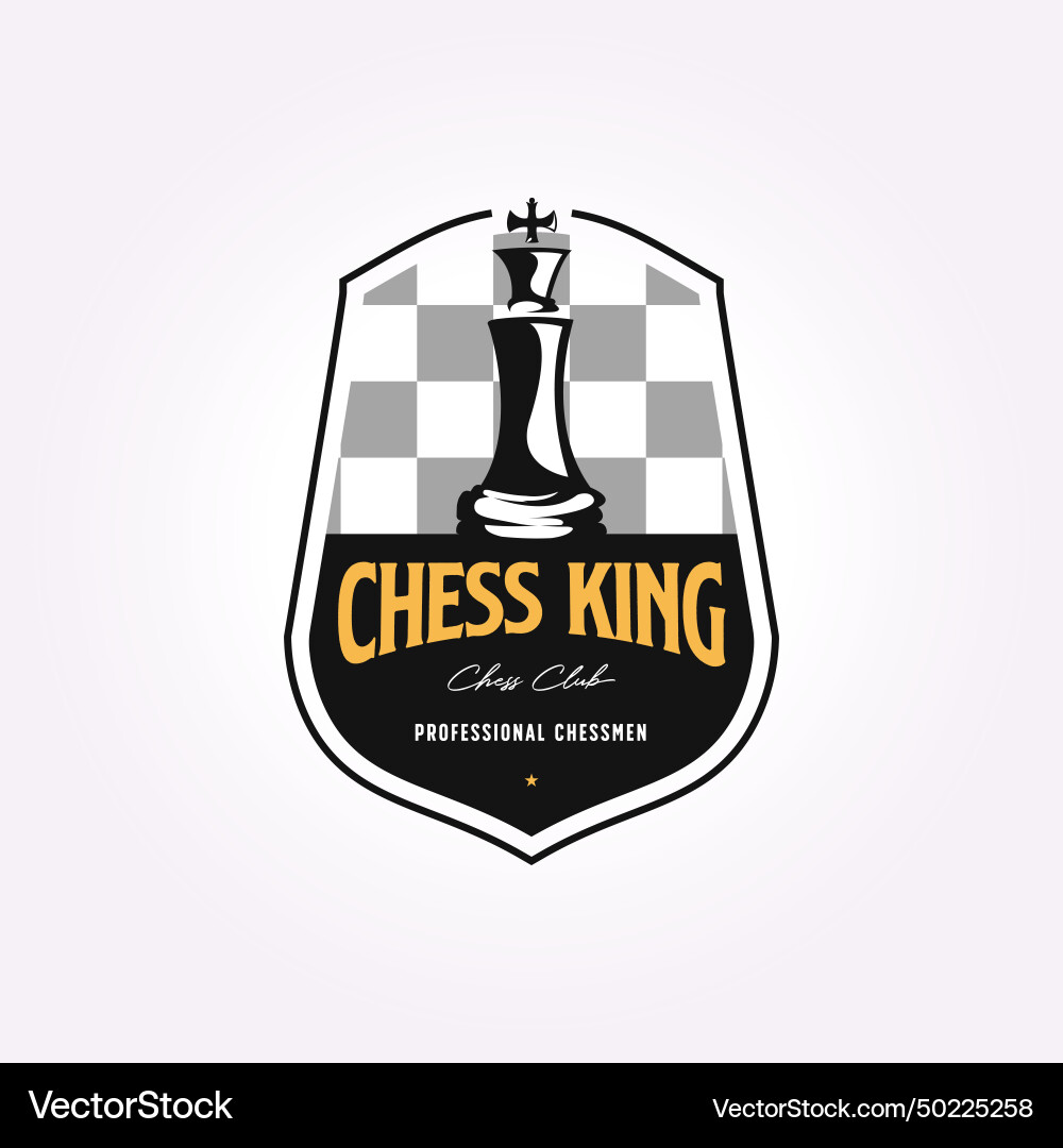 King Chess Logo Design Chess Club Logo Hi Res Stock Photography And