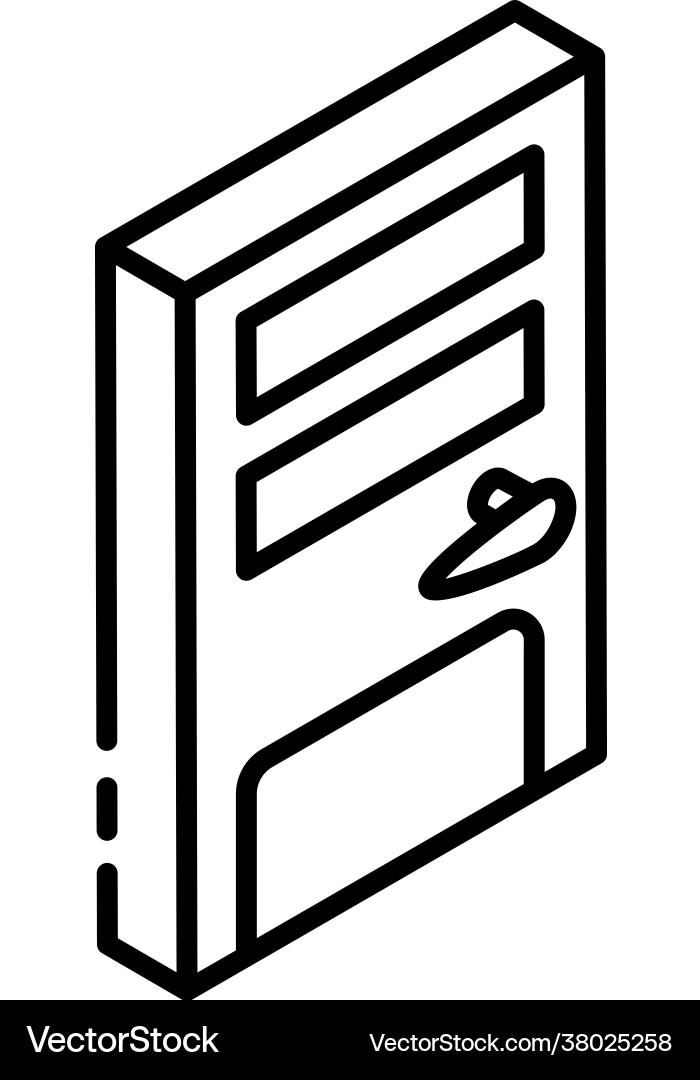 Door Royalty Free Vector Image - VectorStock