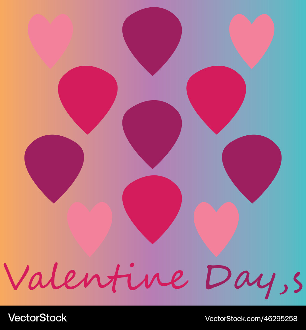 Love background color valentine design Royalty Free Vector