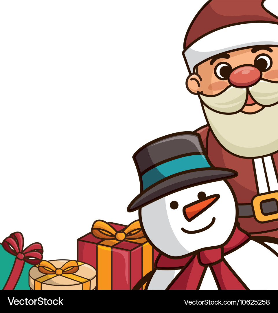 Santa claus cartoon Royalty Free Vector Image - VectorStock
