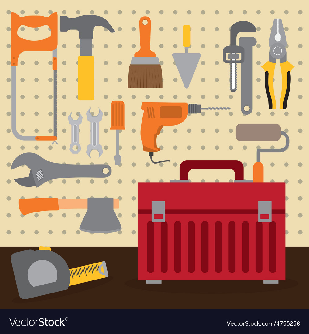 Tools design Royalty Free Vector Image - VectorStock
