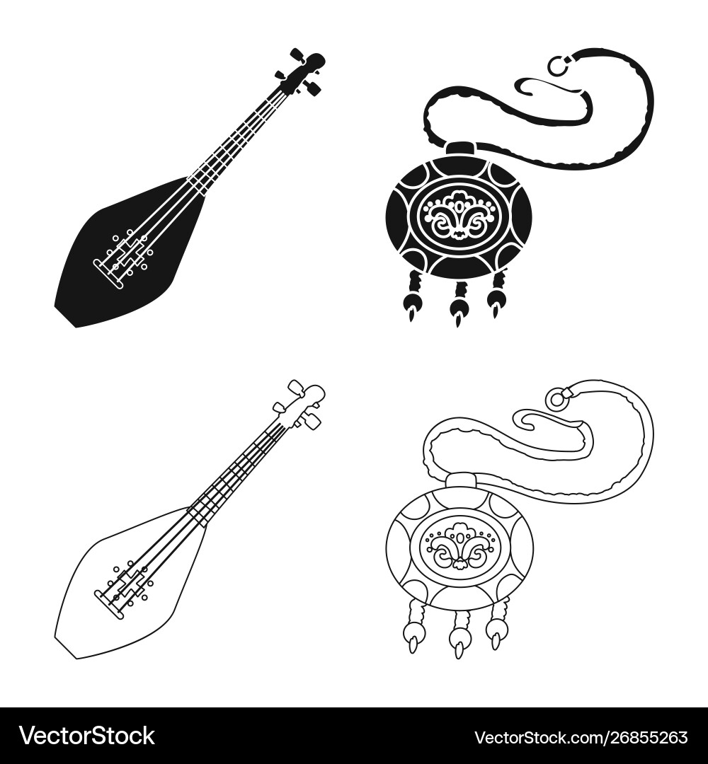 Design culture and sightseeing logo set Royalty Free Vector