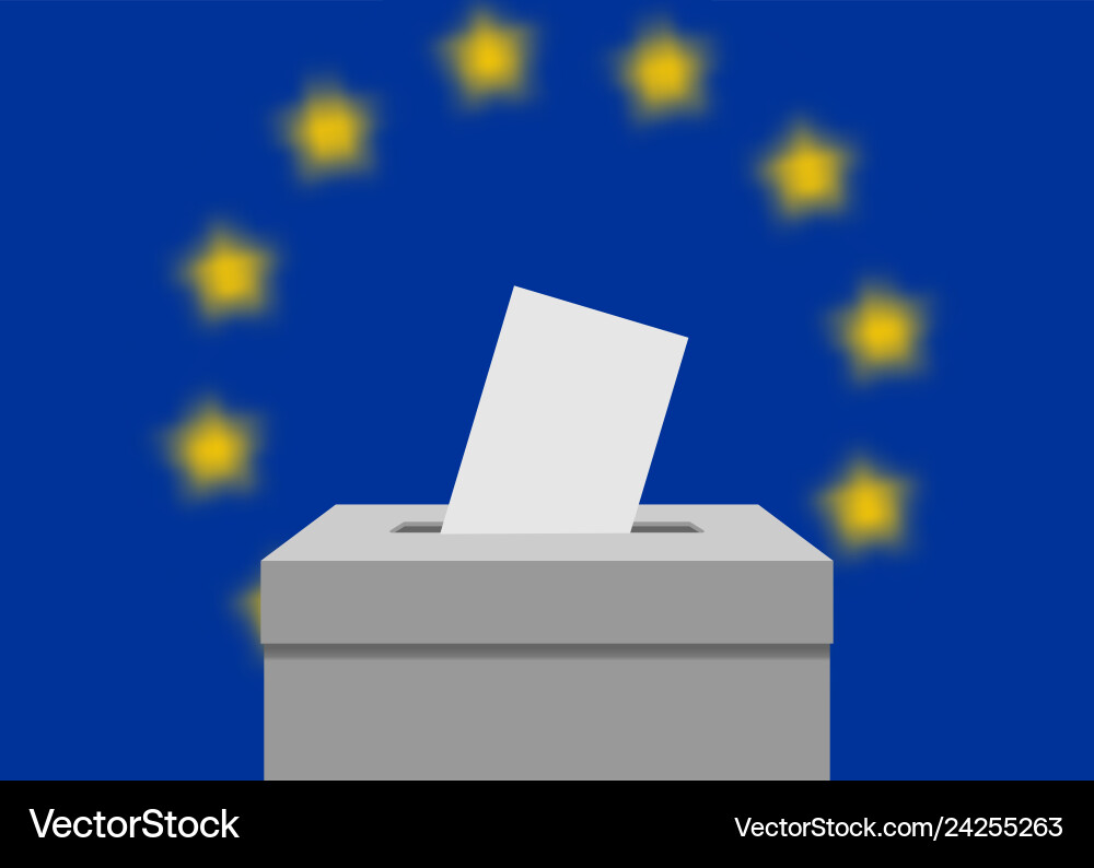 Election banner background Royalty Free Vector Image