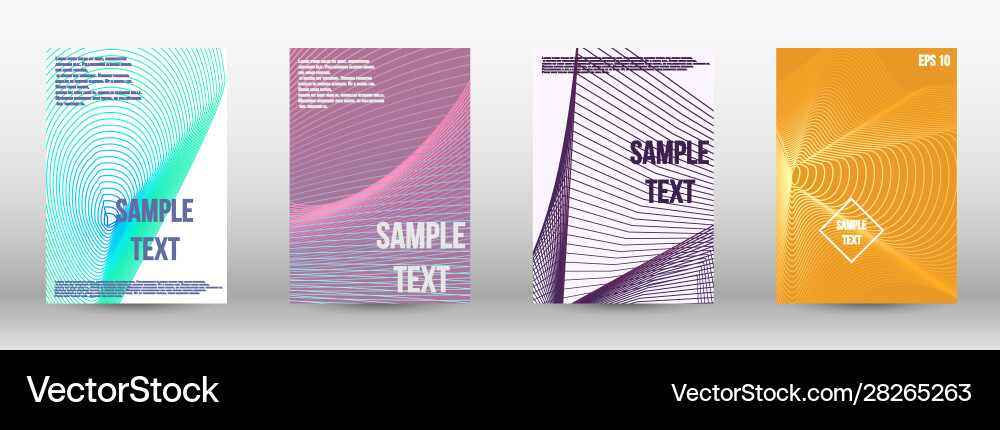 Geometric Template With Lines Royalty Free Vector Image