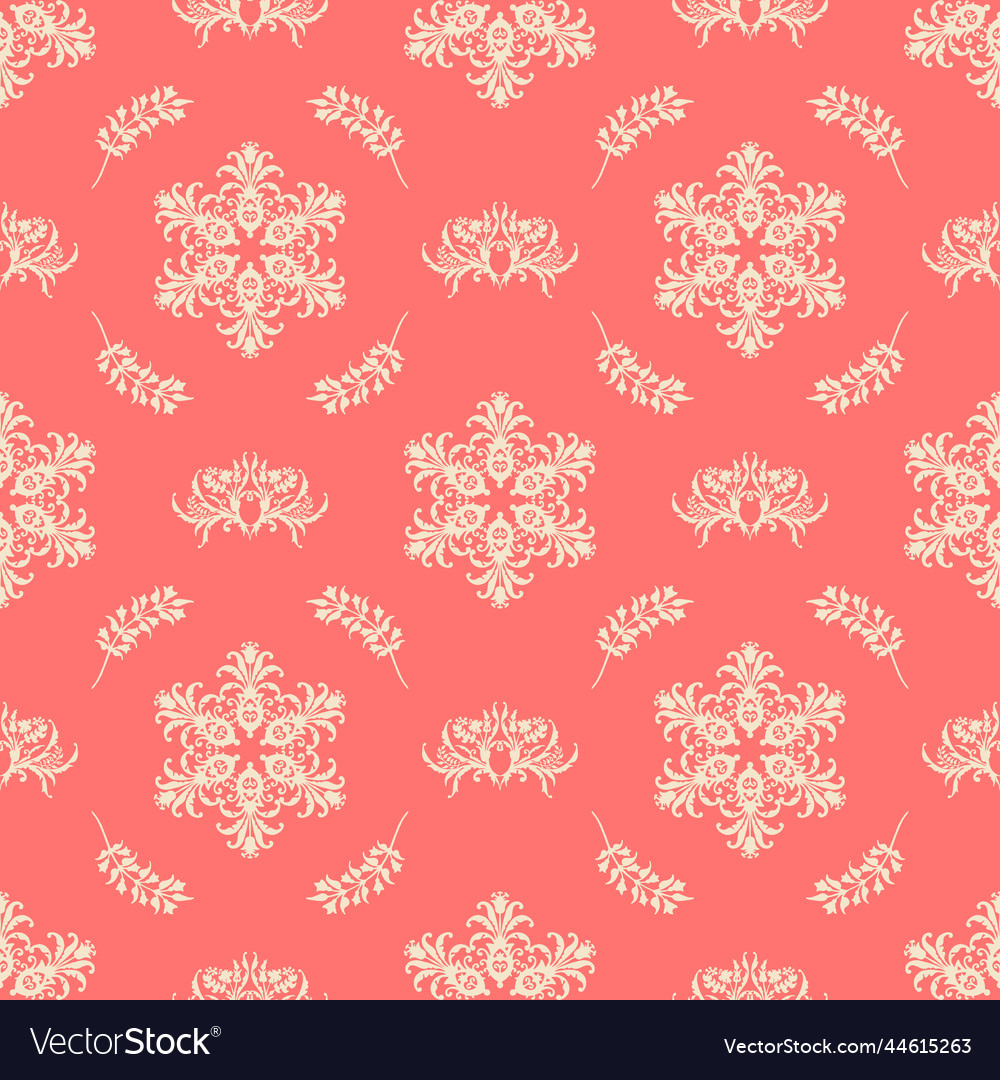Seamless Floral Pattern For Design Royalty Free Vector Image