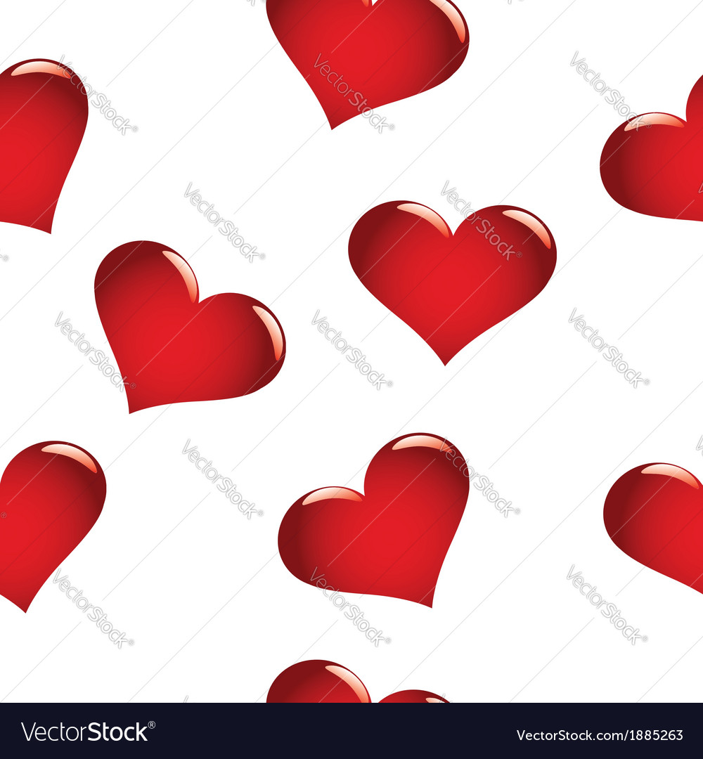 Srca pattern Royalty Free Vector Image - VectorStock