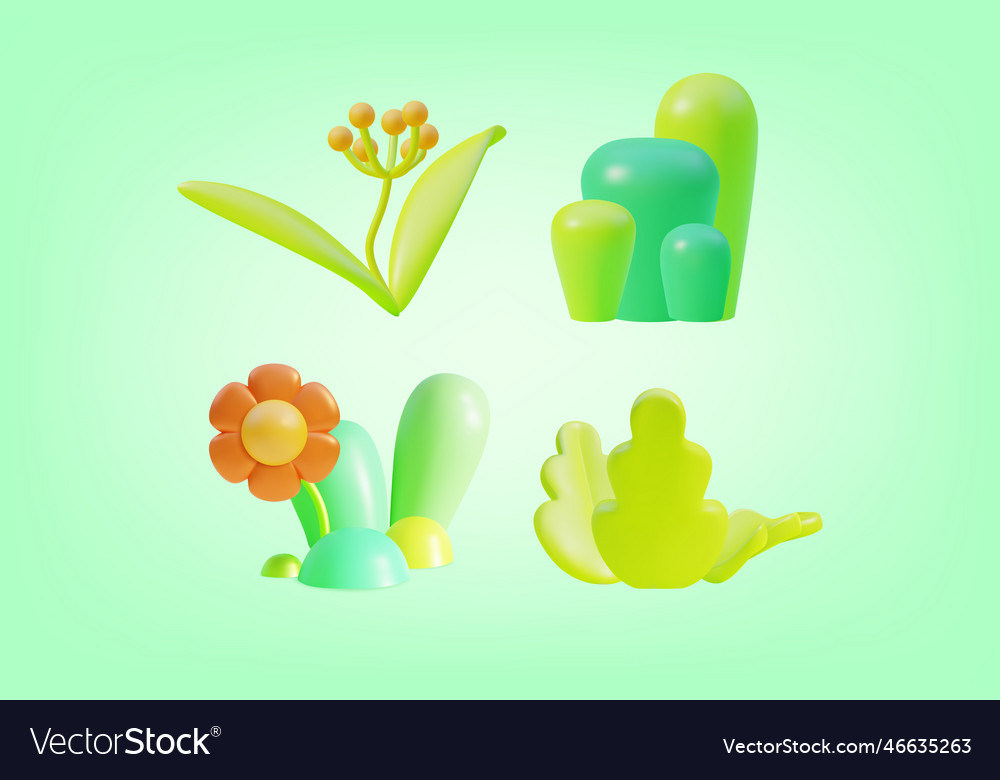 Summertime concept element set Royalty Free Vector Image