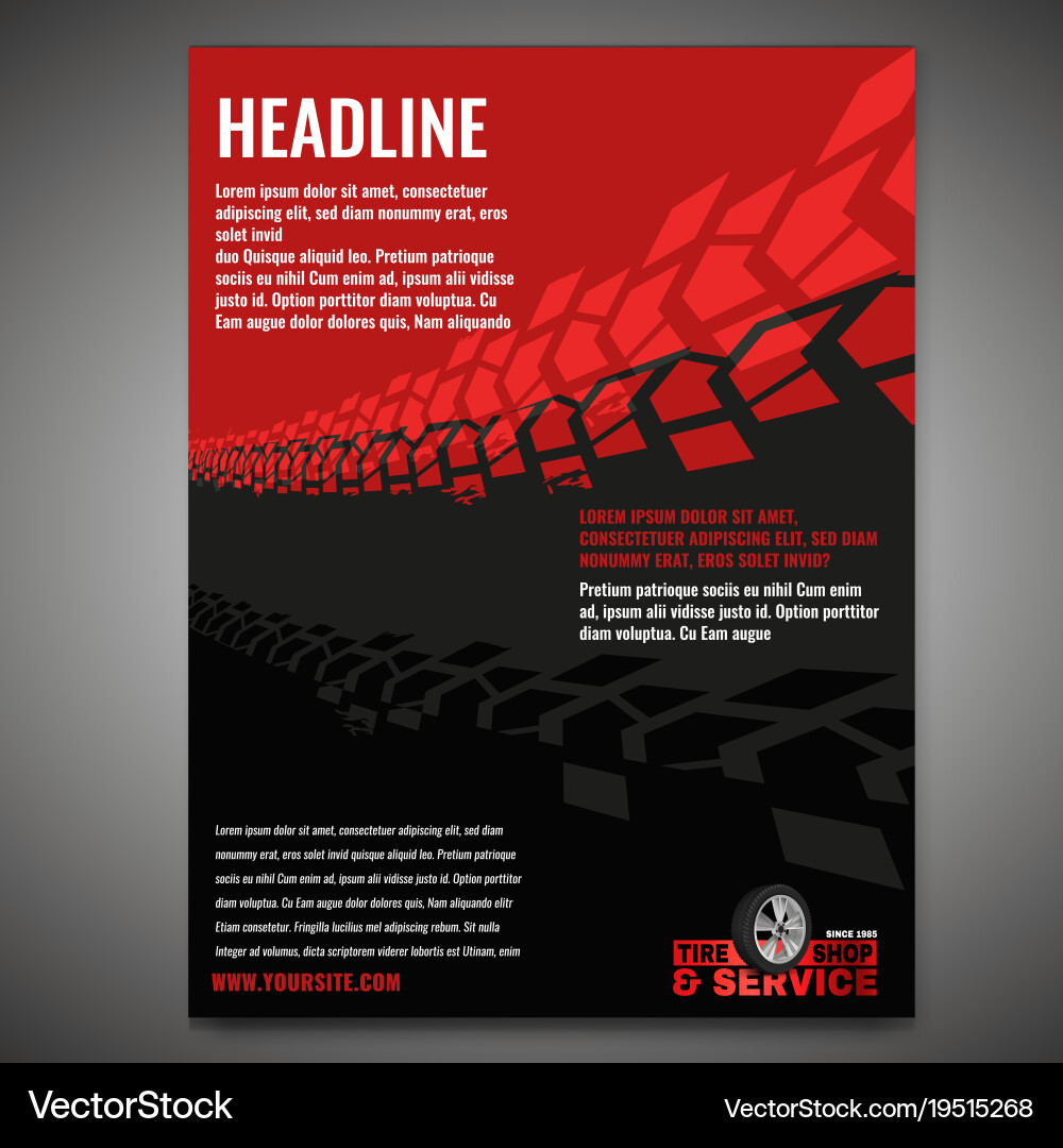 Motorcycle tire banners 1-08 Royalty Free Vector Image