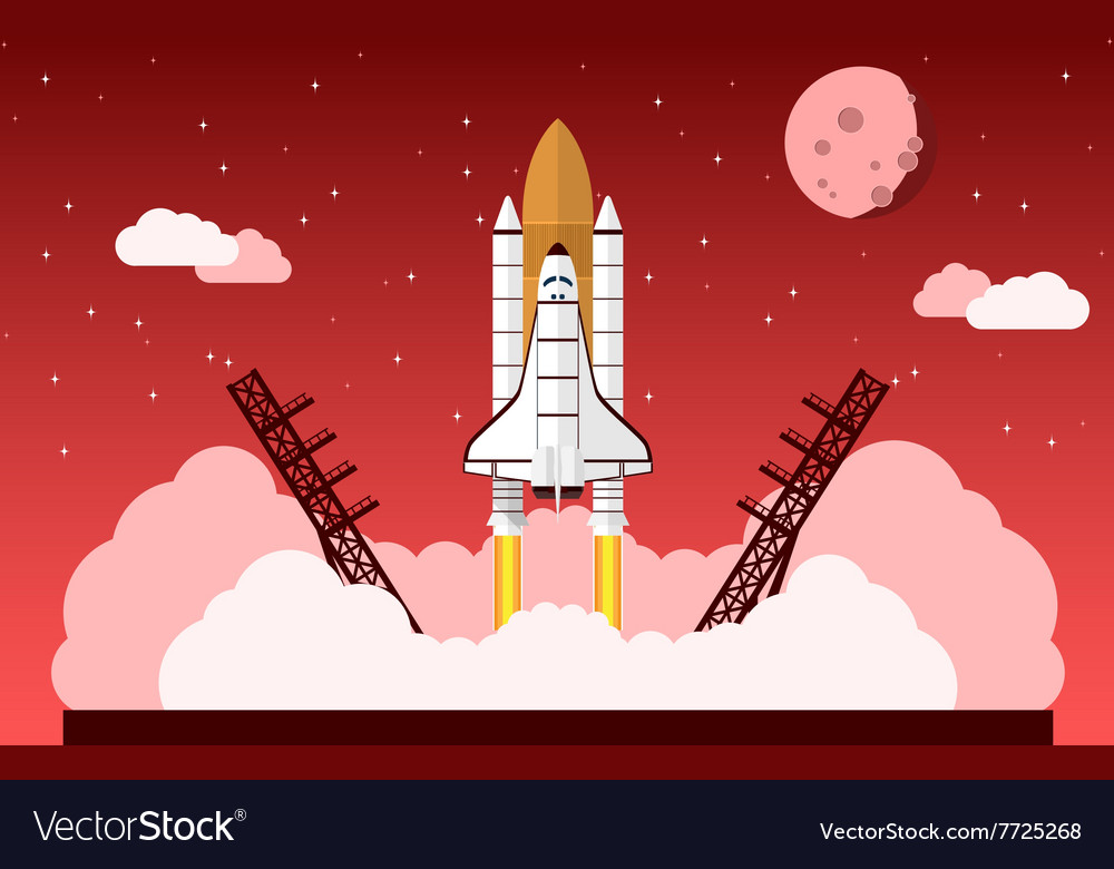 Shuttle Royalty Free Vector Image - VectorStock