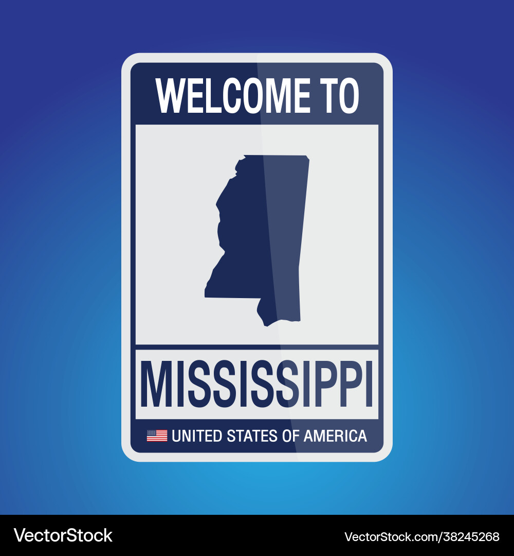 Sign united states america with message Royalty Free Vector