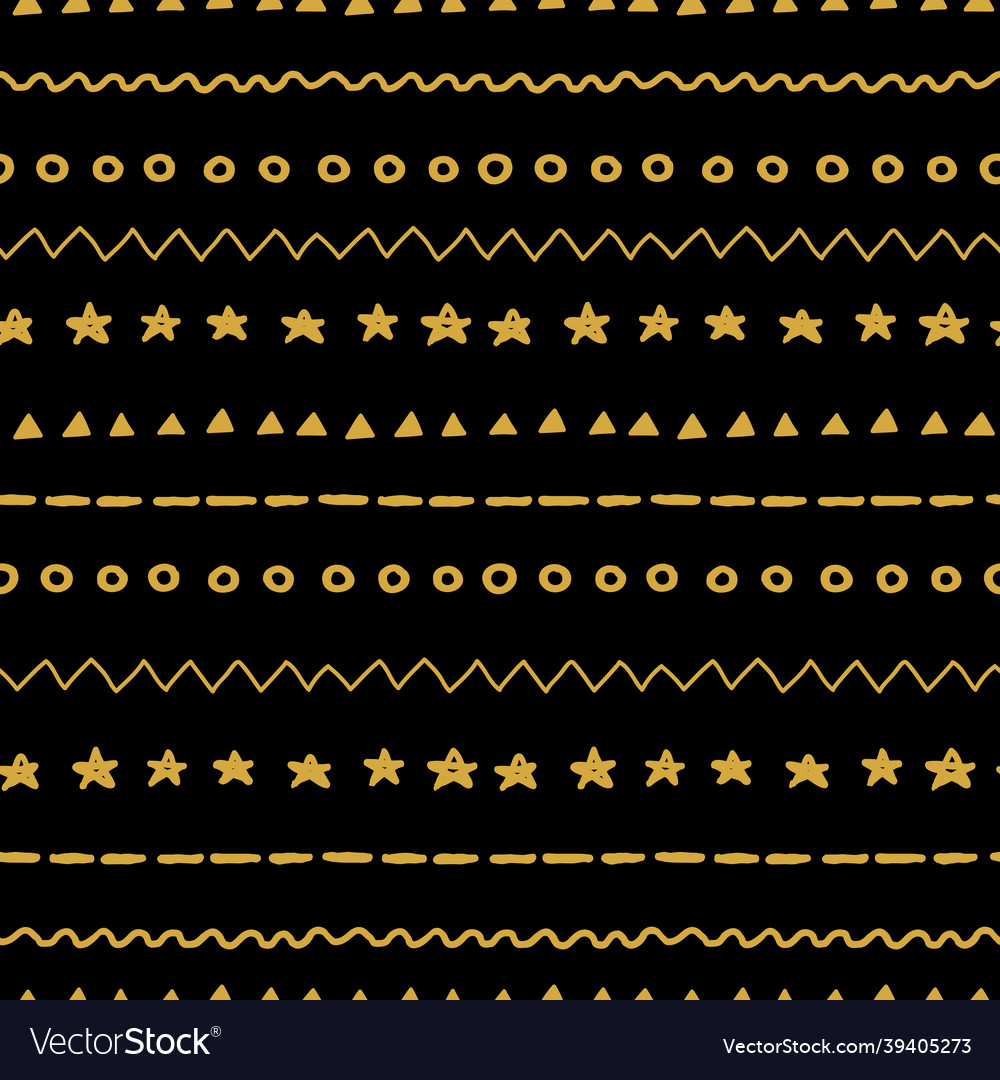 Abstract pattern with brush lines Royalty Free Vector Image