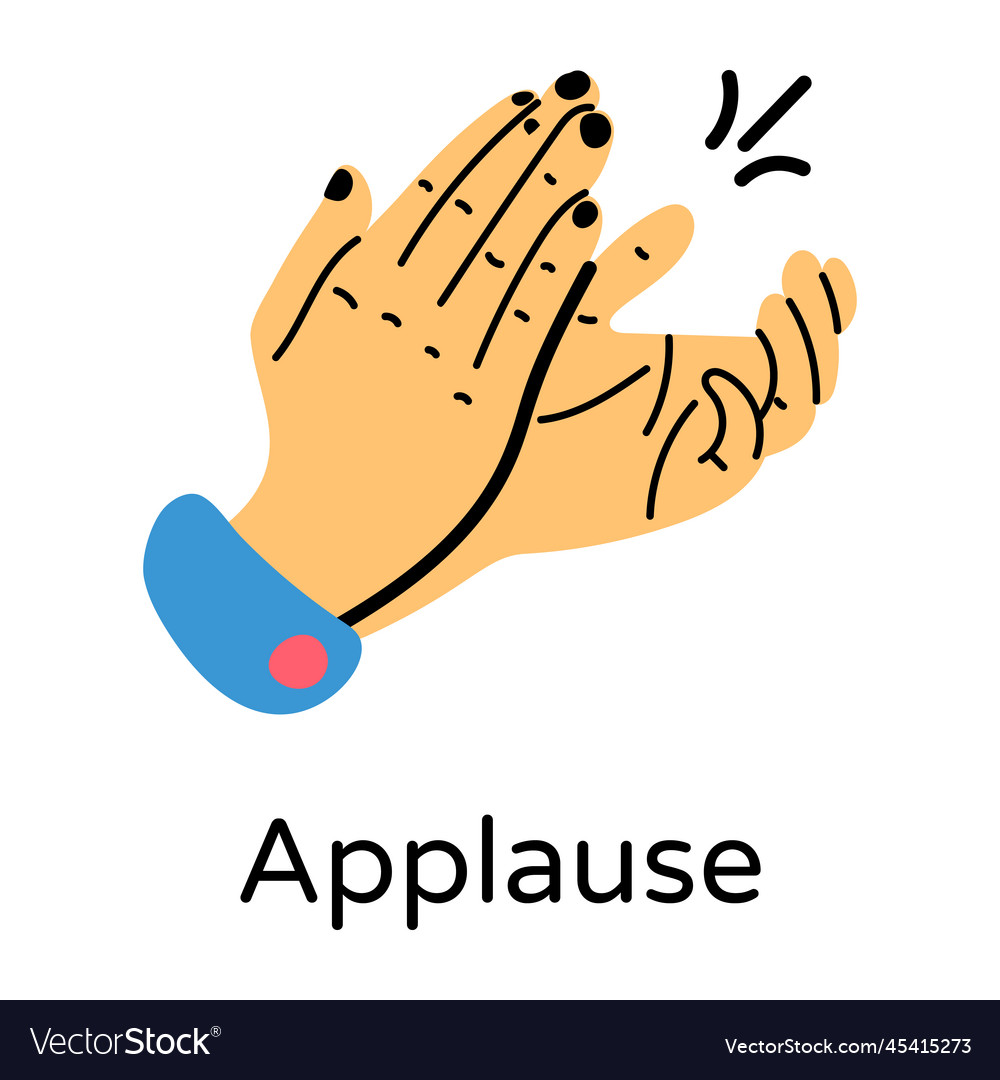 Applause Royalty Free Vector Image - VectorStock