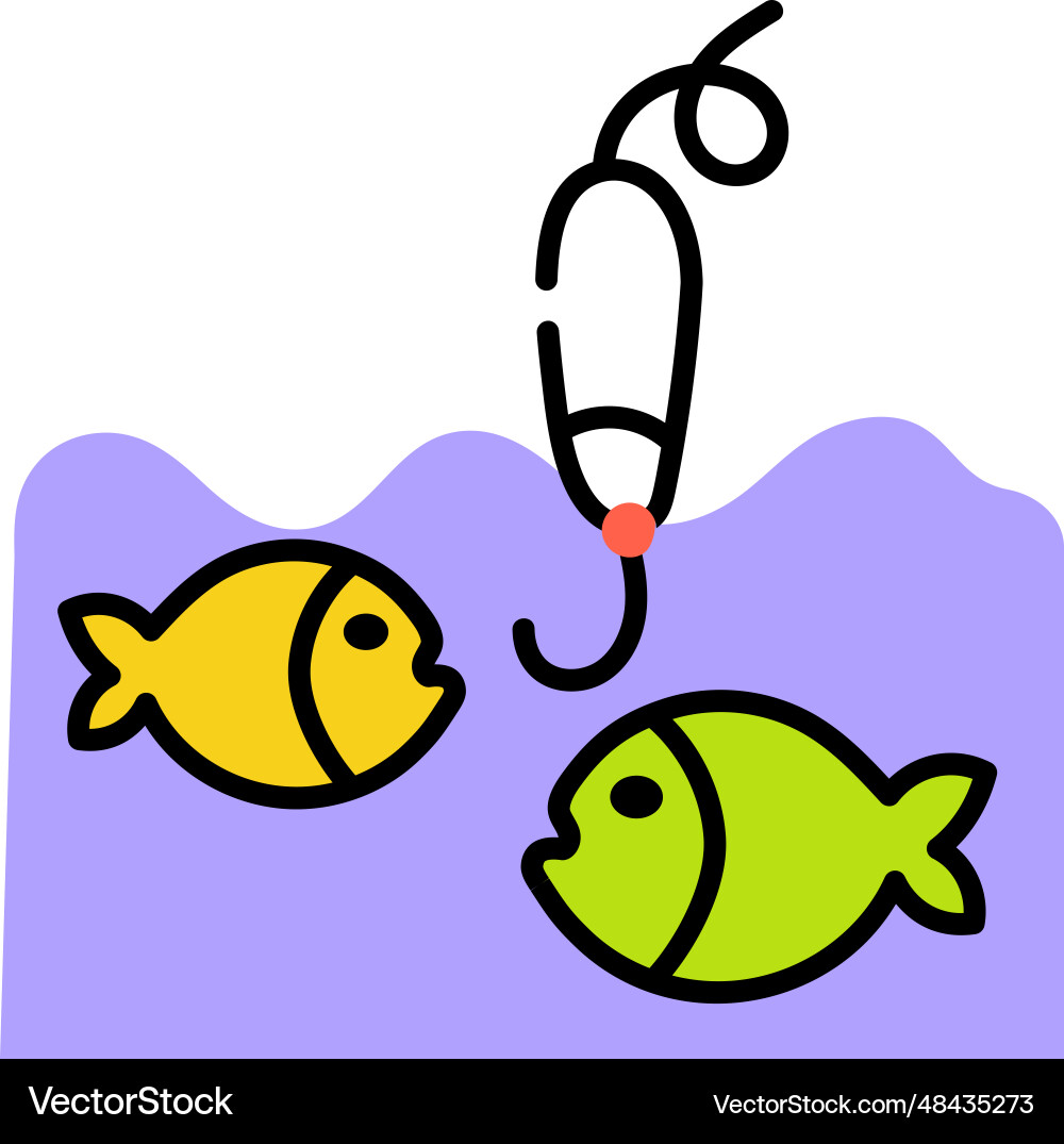 Fish trap Royalty Free Vector Image - VectorStock