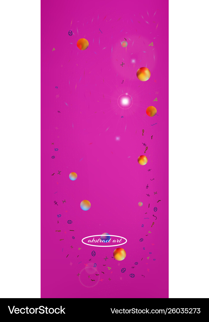 Professional abstract ultra wide space background Vector Image