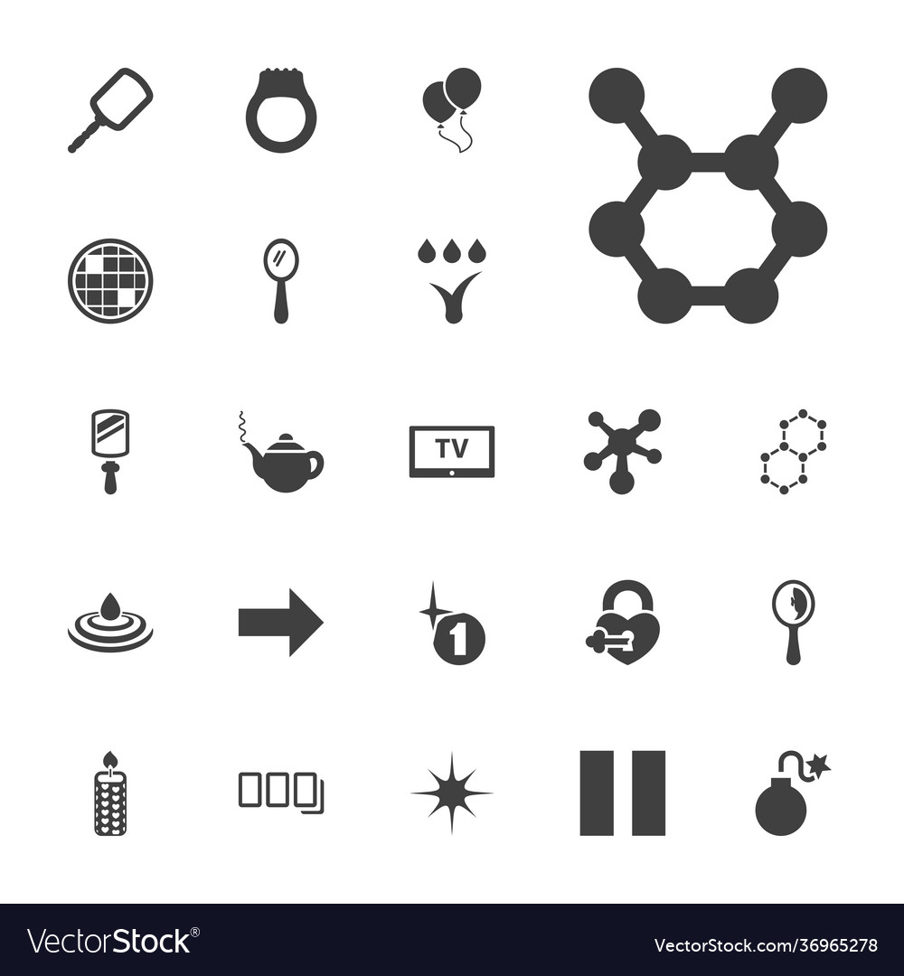 22 shiny icons Royalty Free Vector Image - VectorStock