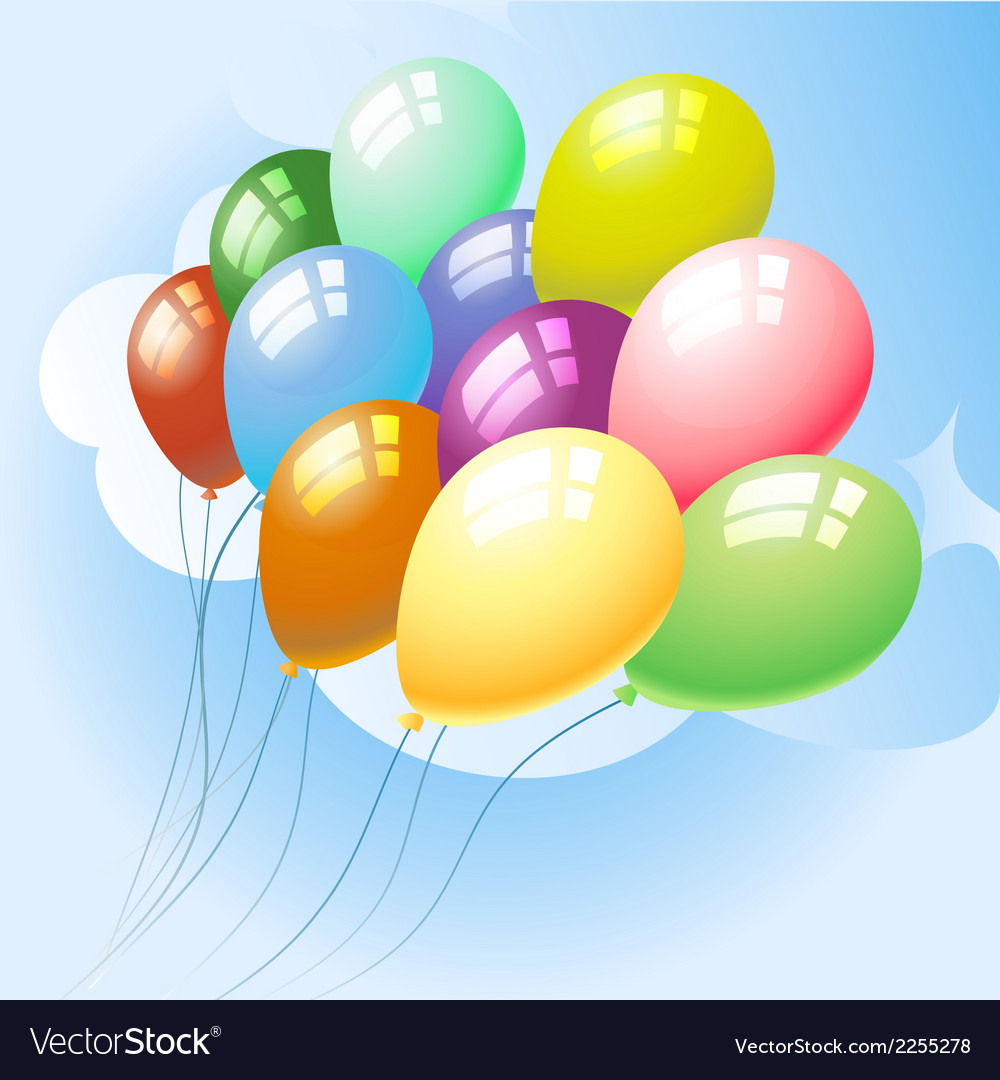 Balloons Royalty Free Vector Image - VectorStock