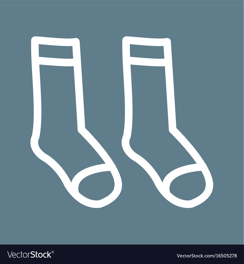 Socks Royalty Free Vector Image - VectorStock