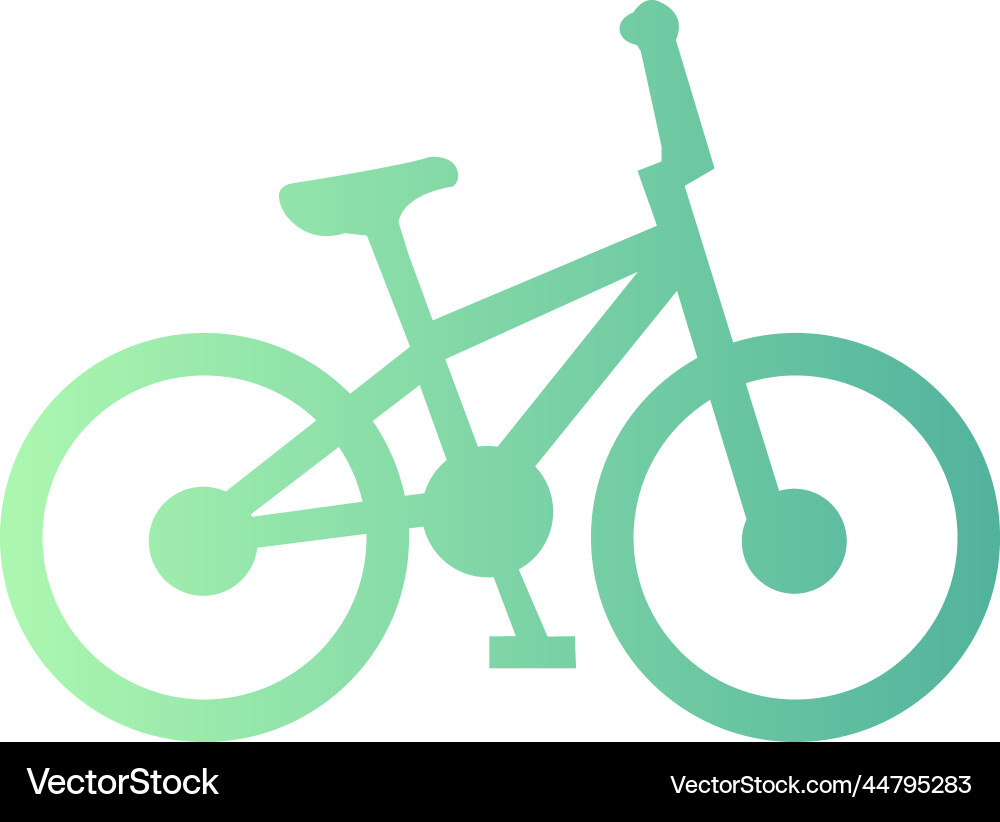 Bike gradient universal icon ui ux element sign Vector Image