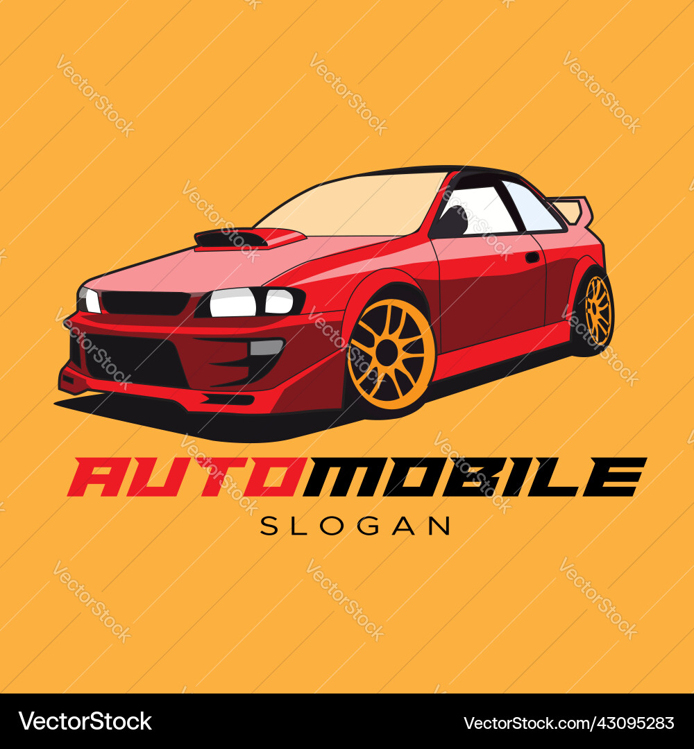 Modern race car color set design Royalty Free Vector Image