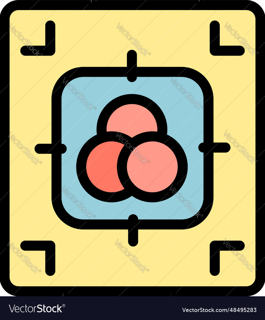 Plotter paper icon flat Royalty Free Vector Image