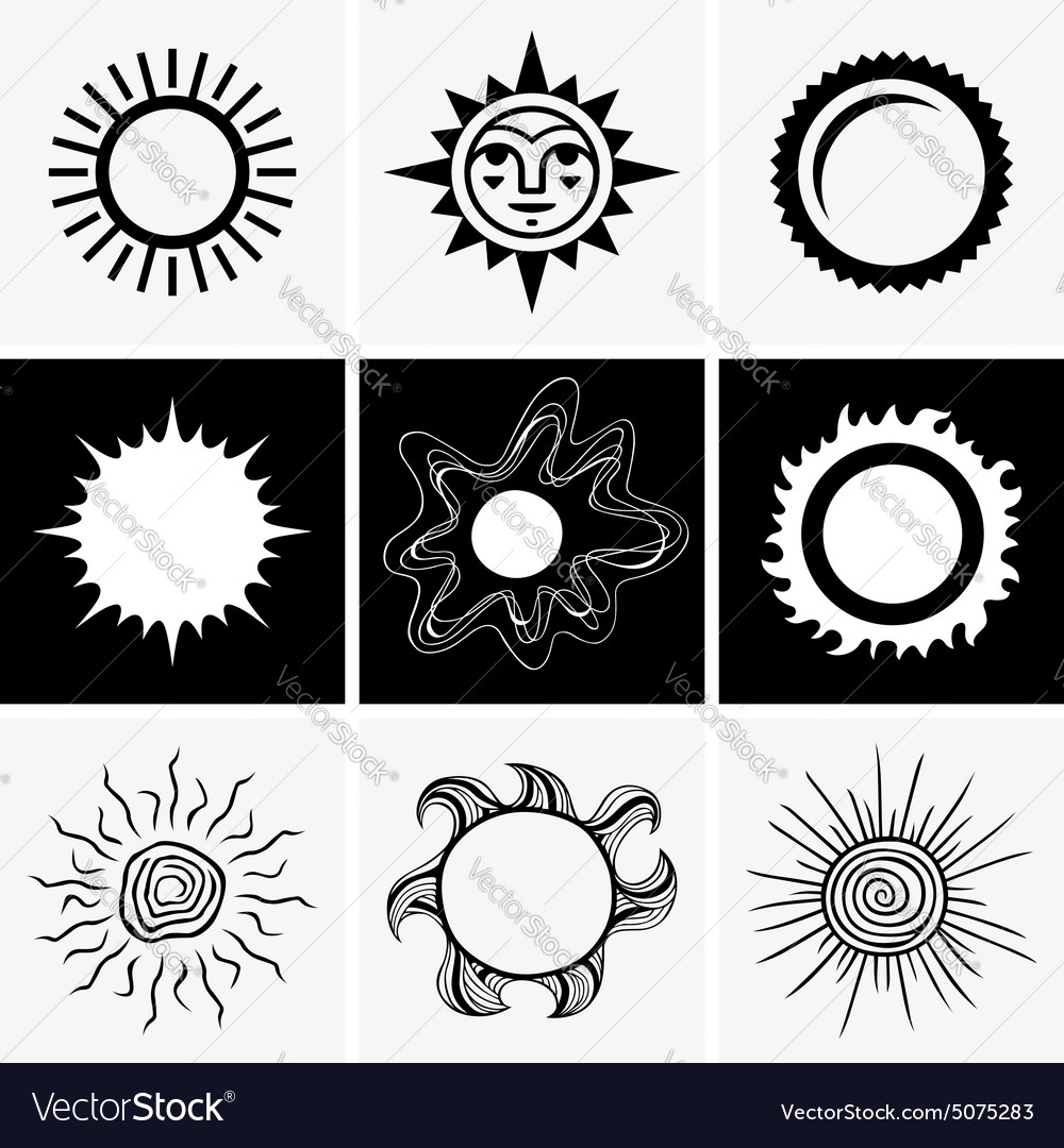 Sun Royalty Free Vector Image - VectorStock