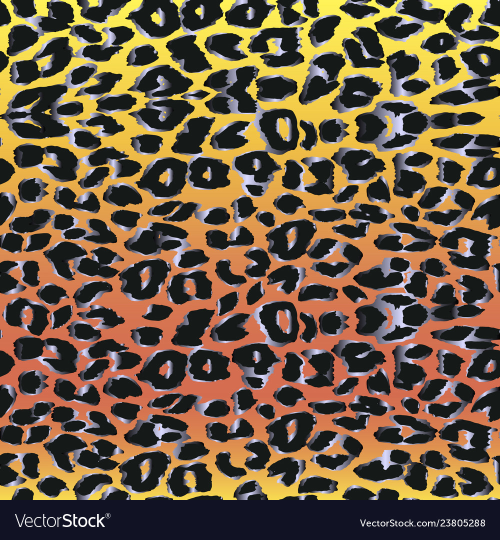 Leopard background seamless pattern Royalty Free Vector