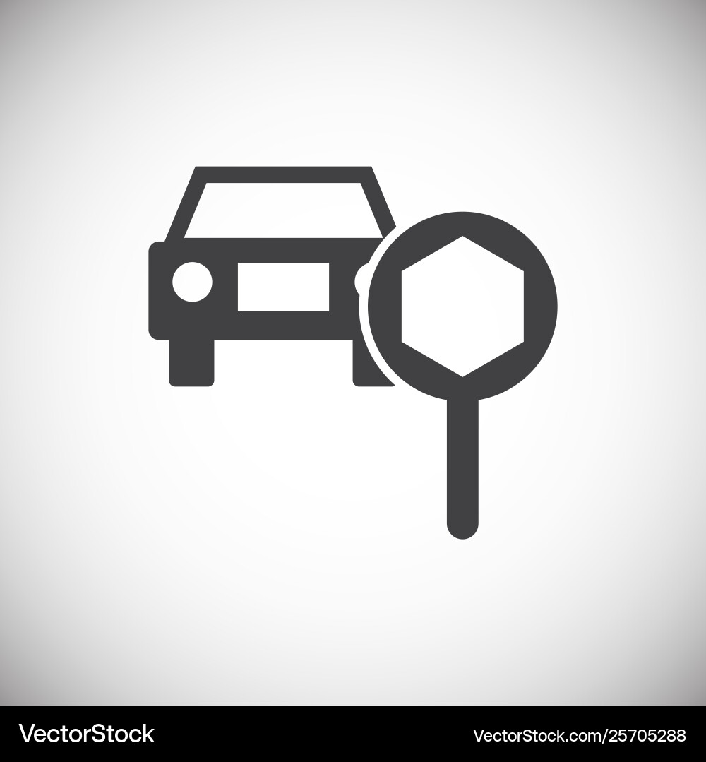 Service related icon on background for graphic Vector Image