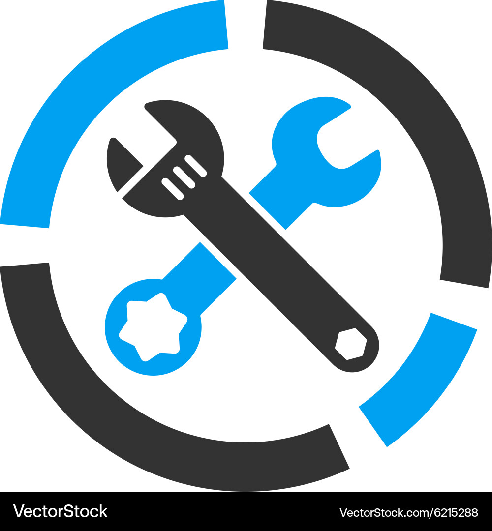 Tools diagram icon Royalty Free Vector Image - VectorStock