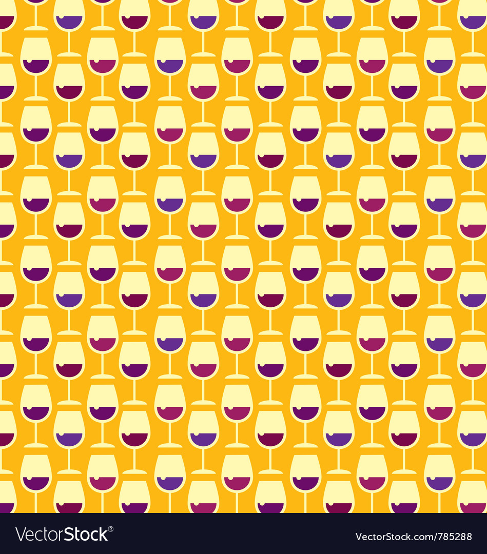 Wine pattern Royalty Free Vector Image - VectorStock