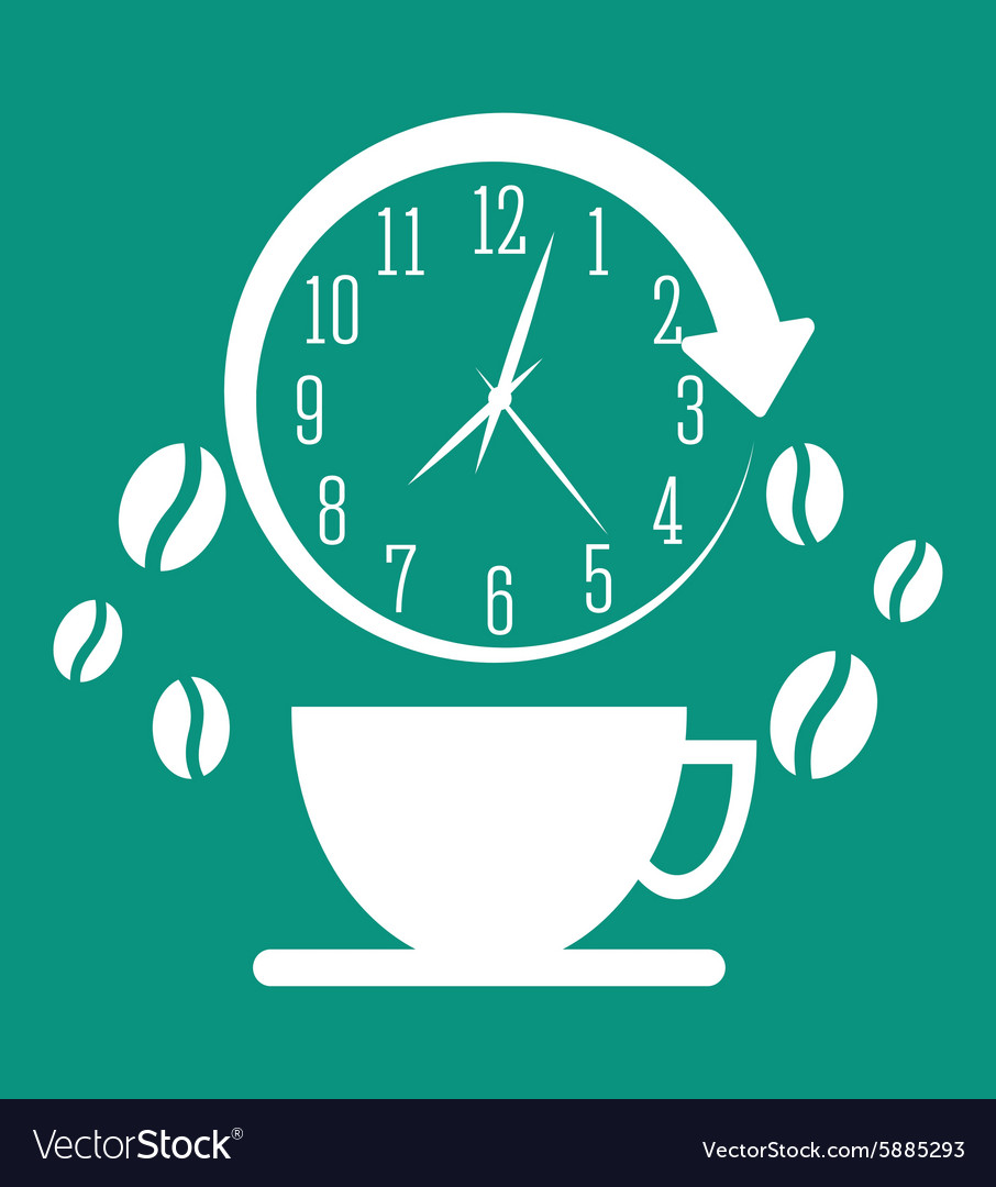 Clock design Royalty Free Vector Image - VectorStock