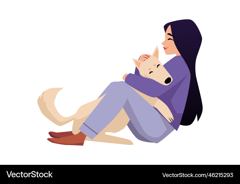 Emotional support animal and pets therapy Vector Image