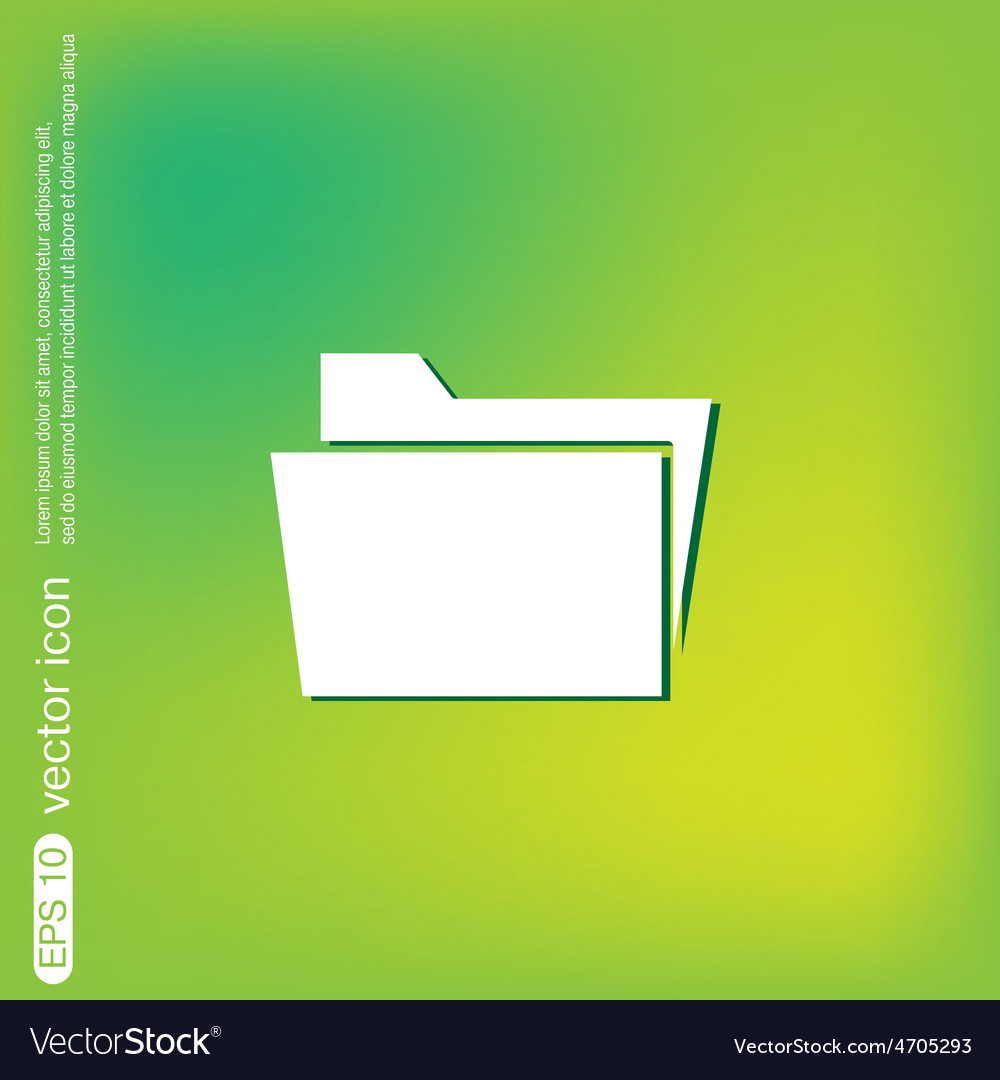 Folder for documents Royalty Free Vector Image