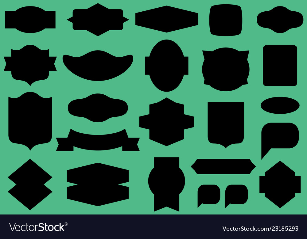 Labels and frames seamless pattern Royalty Free Vector Image