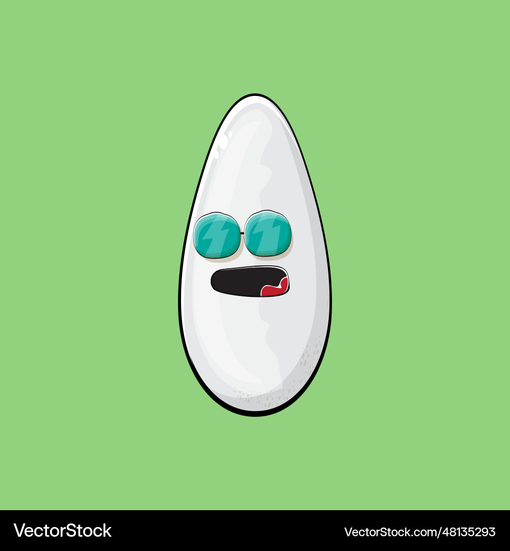 Rice character cartoon rice grain characters Vector Image