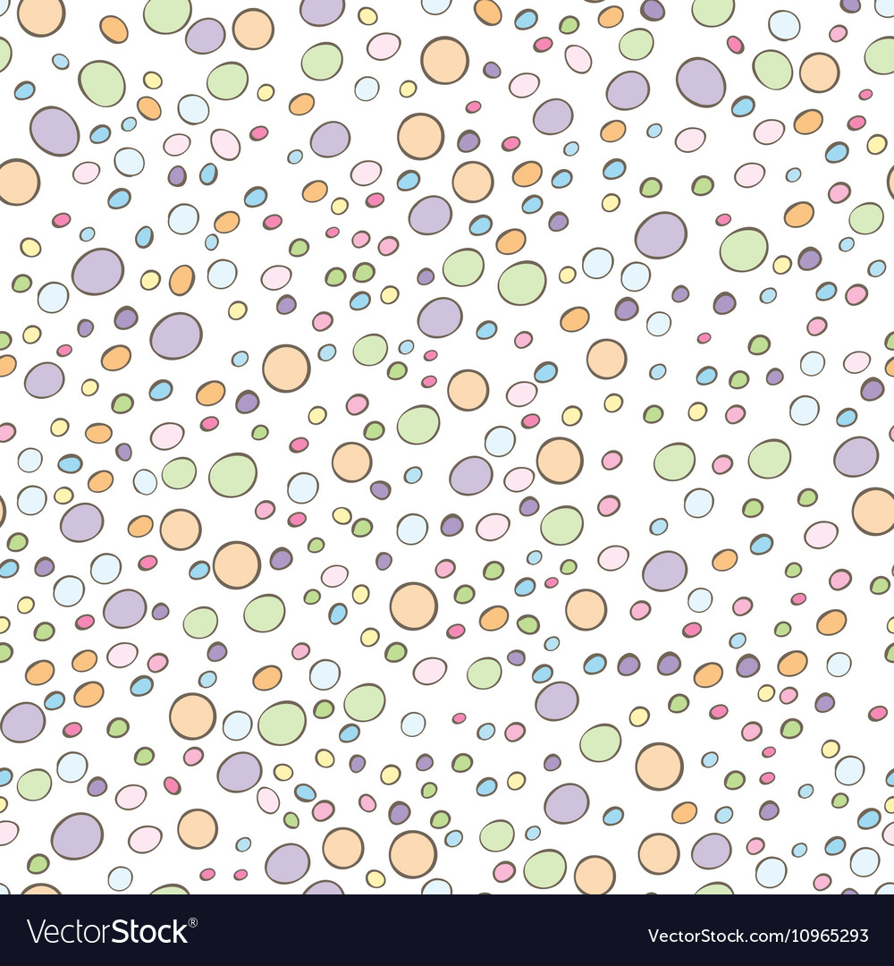 Seamless bubble abstract pattern Royalty Free Vector Image