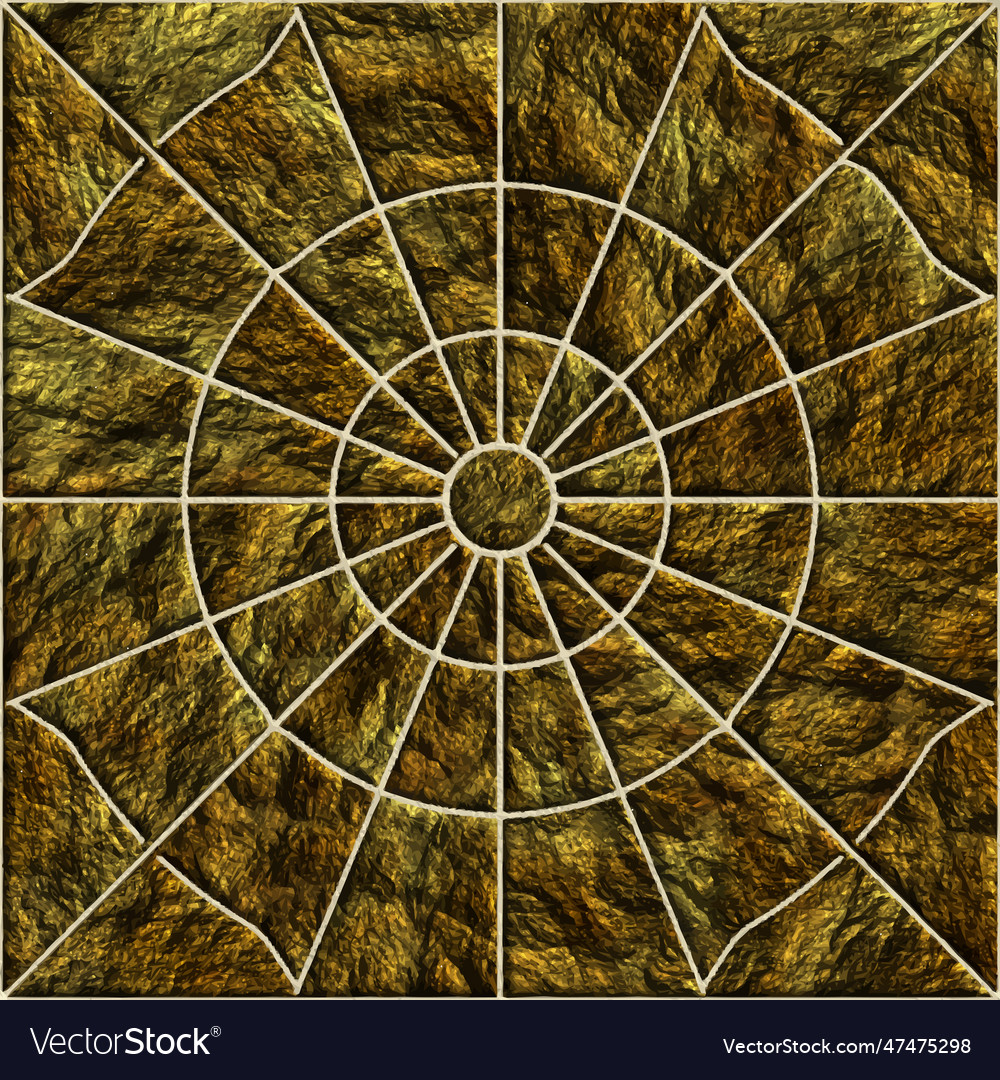 Creative seamless concentric texture Royalty Free Vector