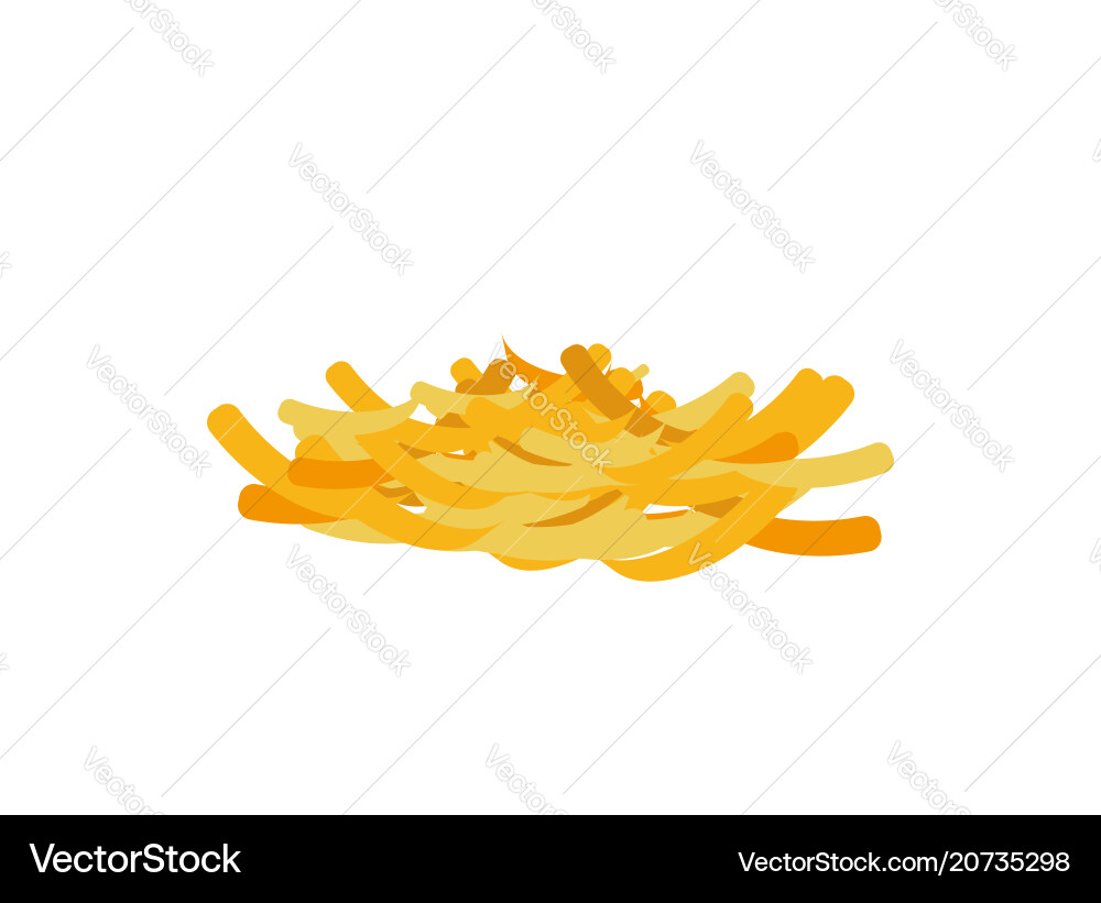 Grated cheese isolated ingredient for cooking Vector Image