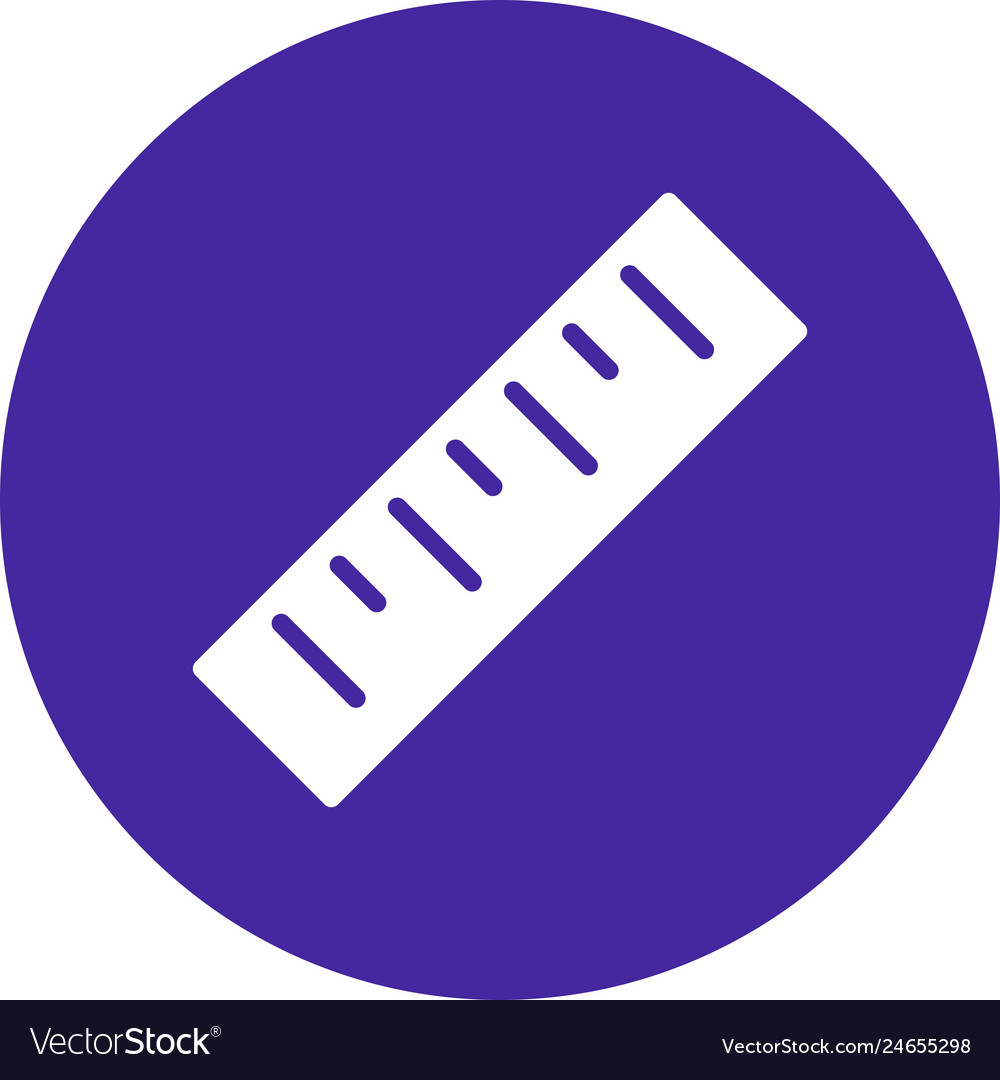Ruler icon Royalty Free Vector Image - VectorStock