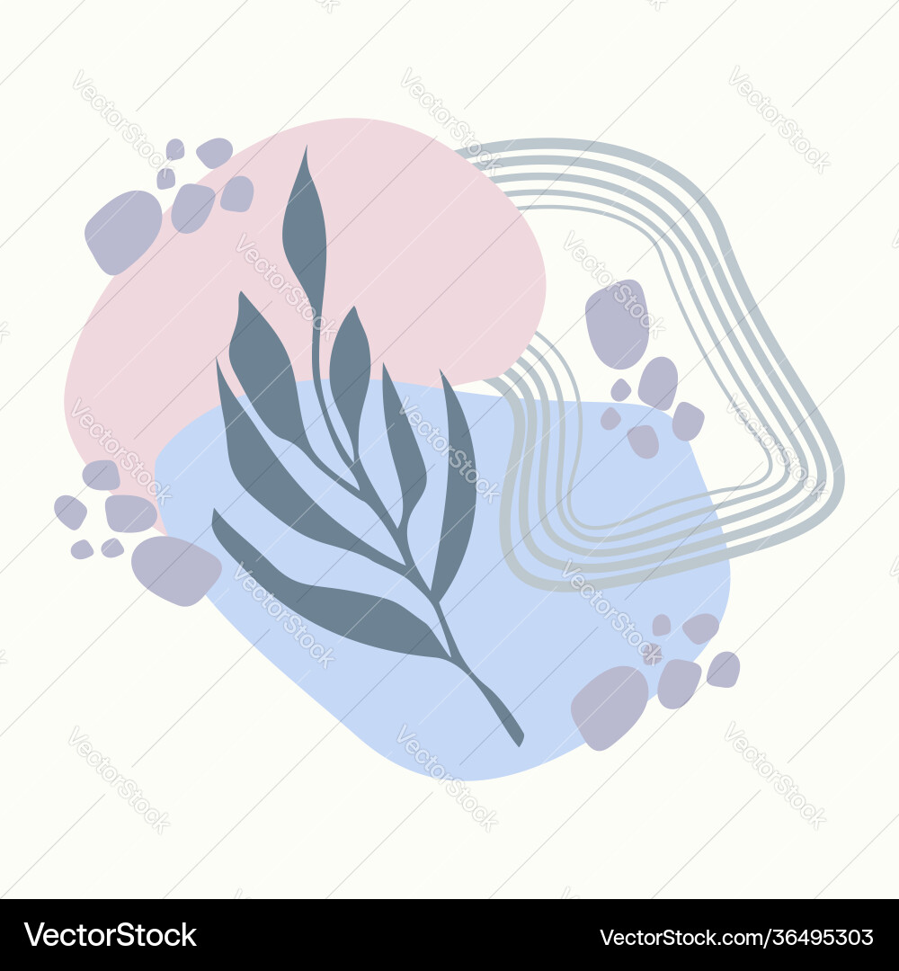 Abstract geometric hand drawn shapes wallpaper Vector Image