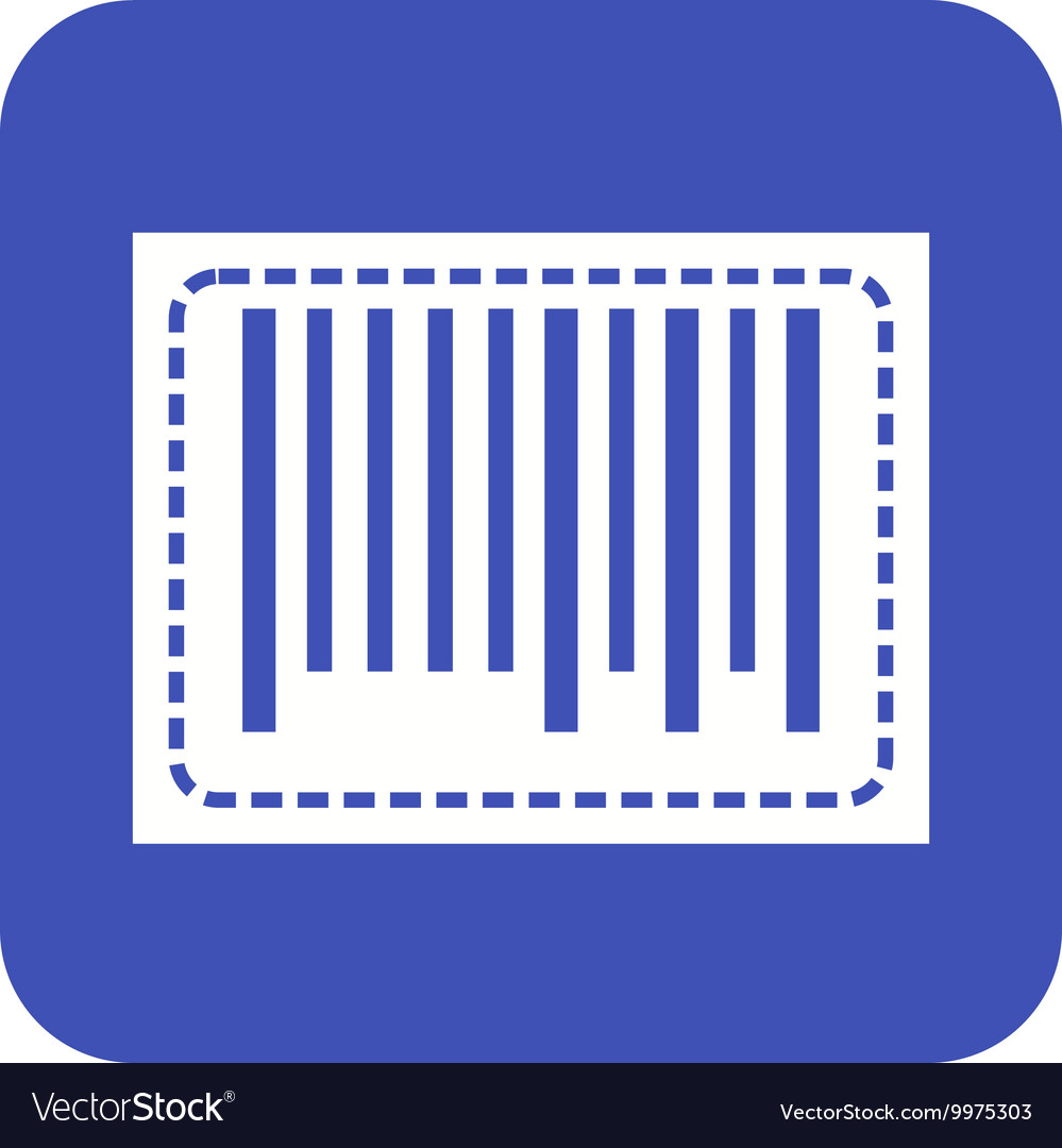 Cutting bar code Royalty Free Vector Image - VectorStock