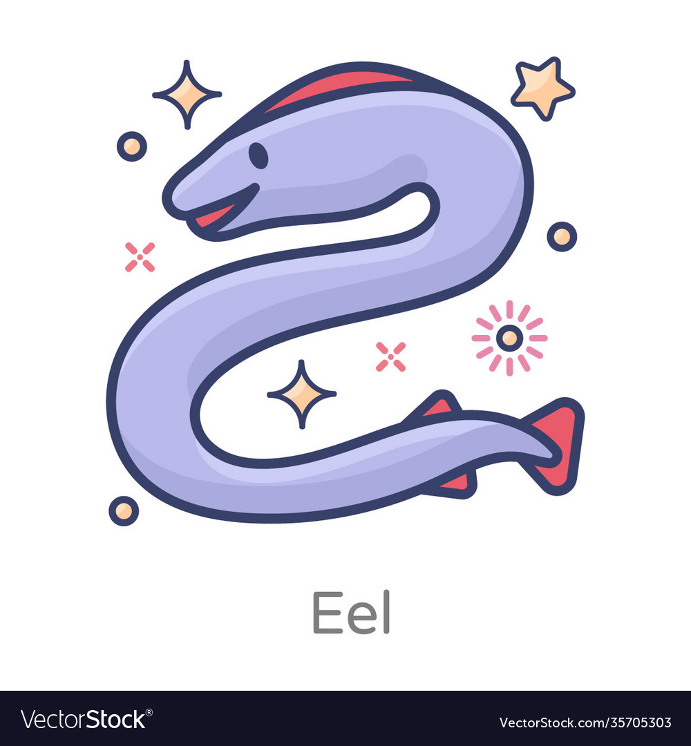 Eel Royalty Free Vector Image - VectorStock