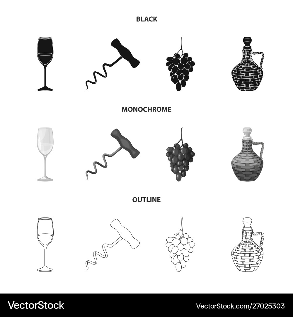 Farm and vineyard sign set Royalty Free Vector Image
